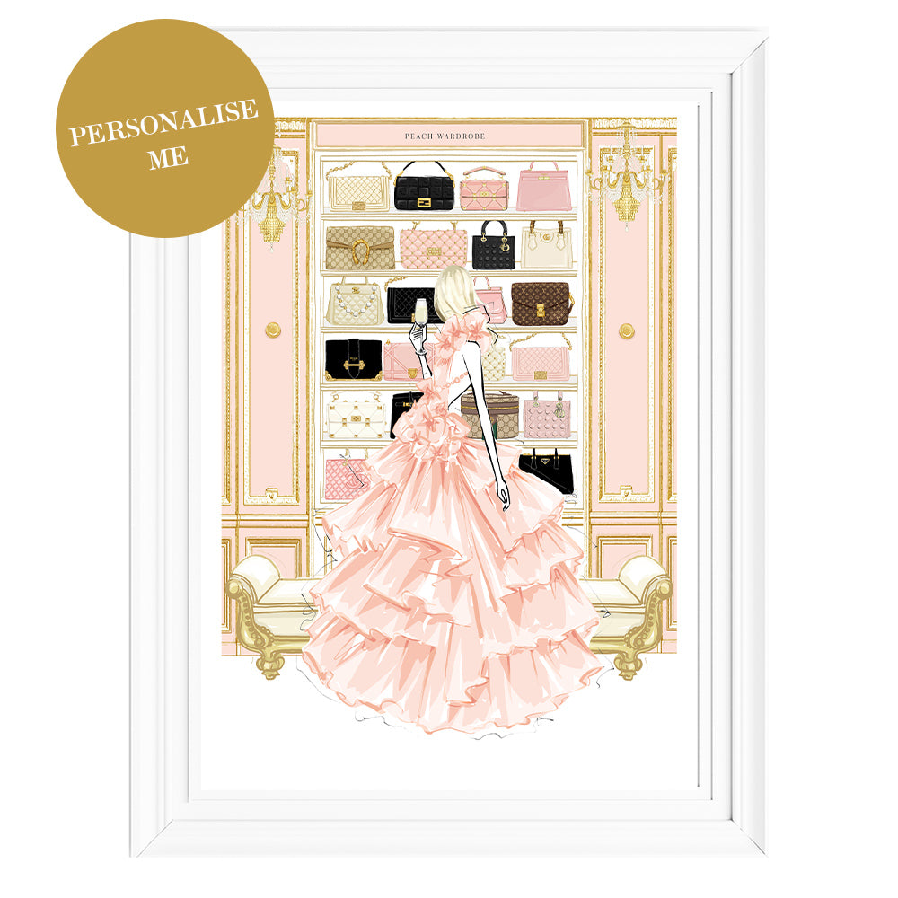 Golden Hour Escape - Peach Wardrobe – Megan Hess