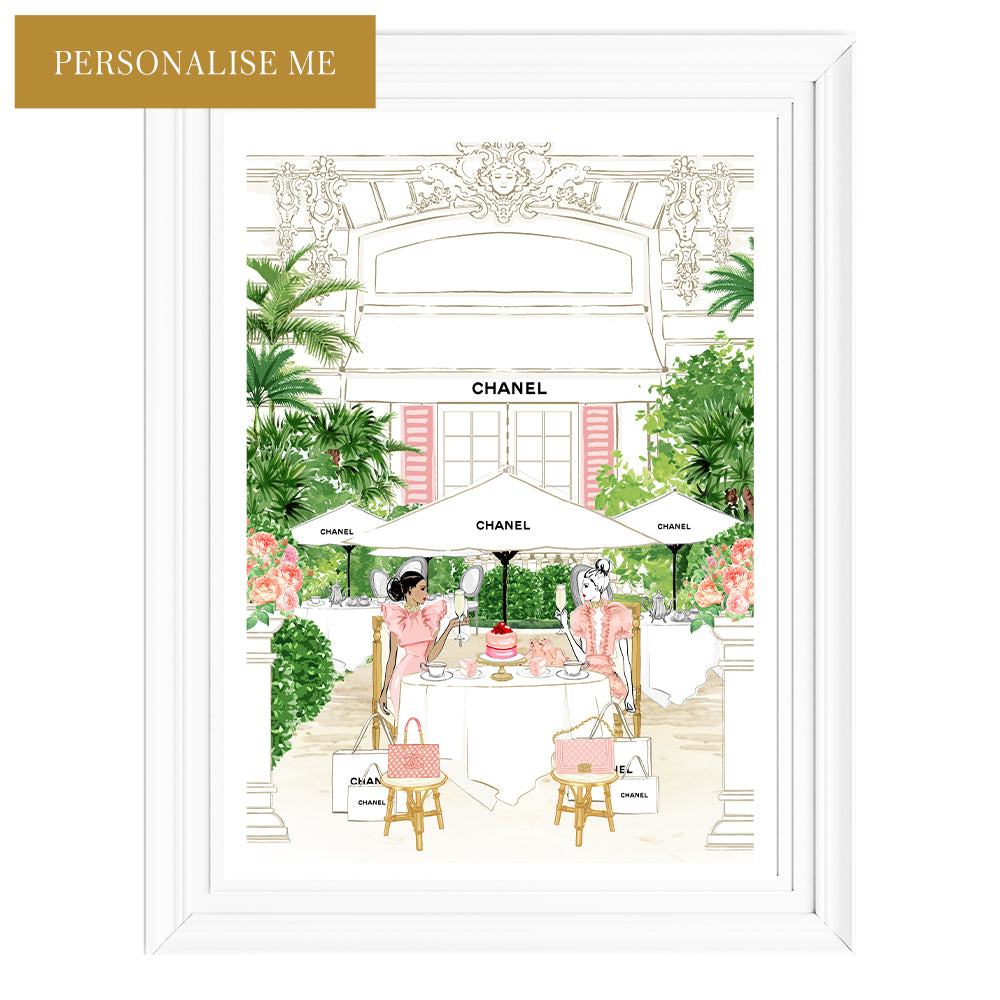 Golden Hour Escape - Chanel Cafe - St Tropez & Megan Hess